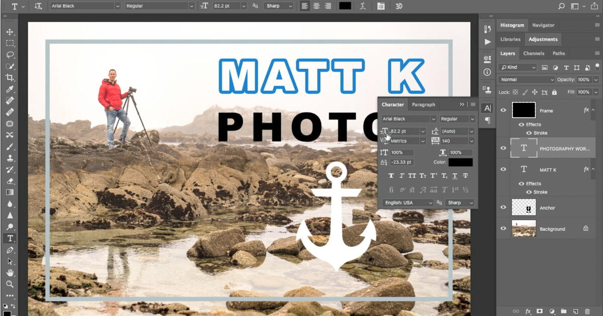 Layering Typography In Photoshop With Sony Artisan Chris Orwig | Sony ...