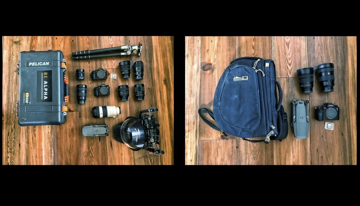 What's In My Bag: Andy Mann's Underwater, Climbing Expedition ...