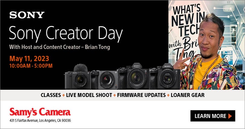 Sony Creator Day With Host & Content Creator Brian Tong | Sony | Alpha ...