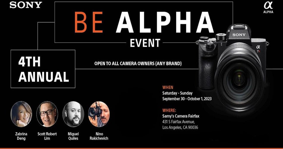 Sony Be Alpha Days | Sony | Alpha Universe